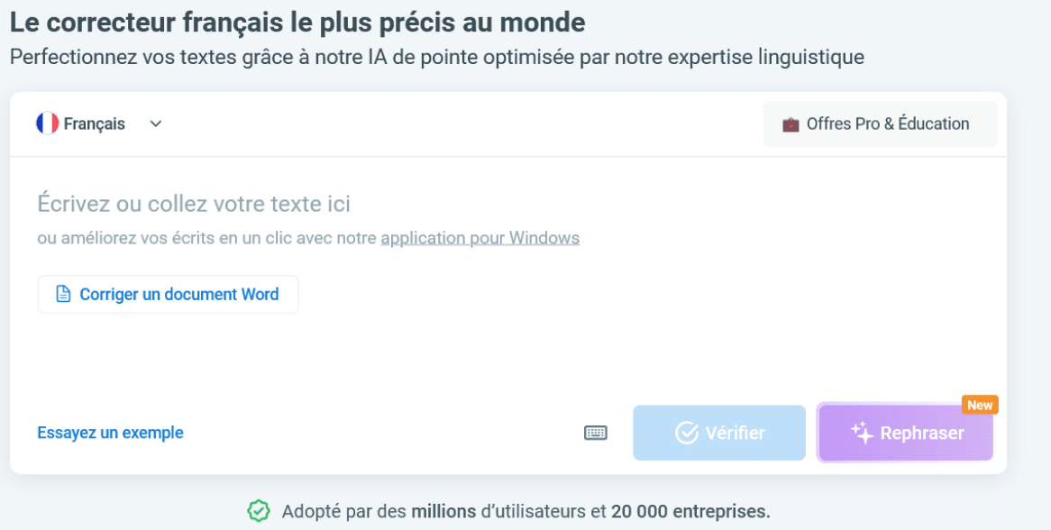 Reverso Orthographe : l’assistant d’écriture IA au service de votre ...